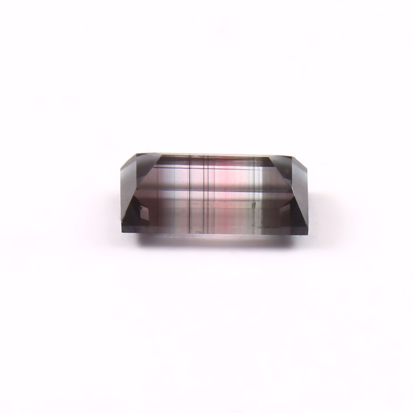 Tri Color Natural Tourmaline Emerald Cut Loose Gemstone 4X8 MM ...