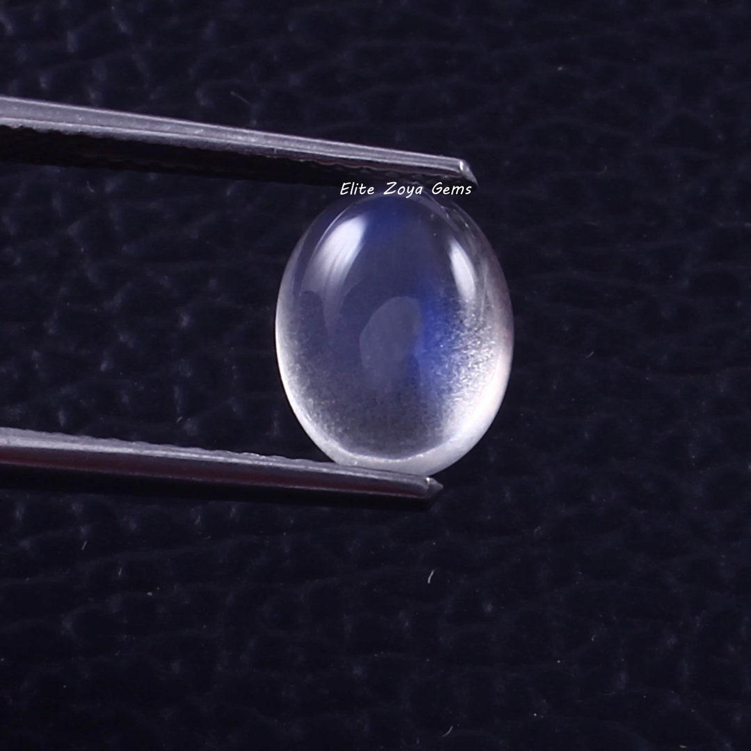 7X9MM Oval Shape Natural Rainbow Moonstone Cabochon Loose Gemstone ...
