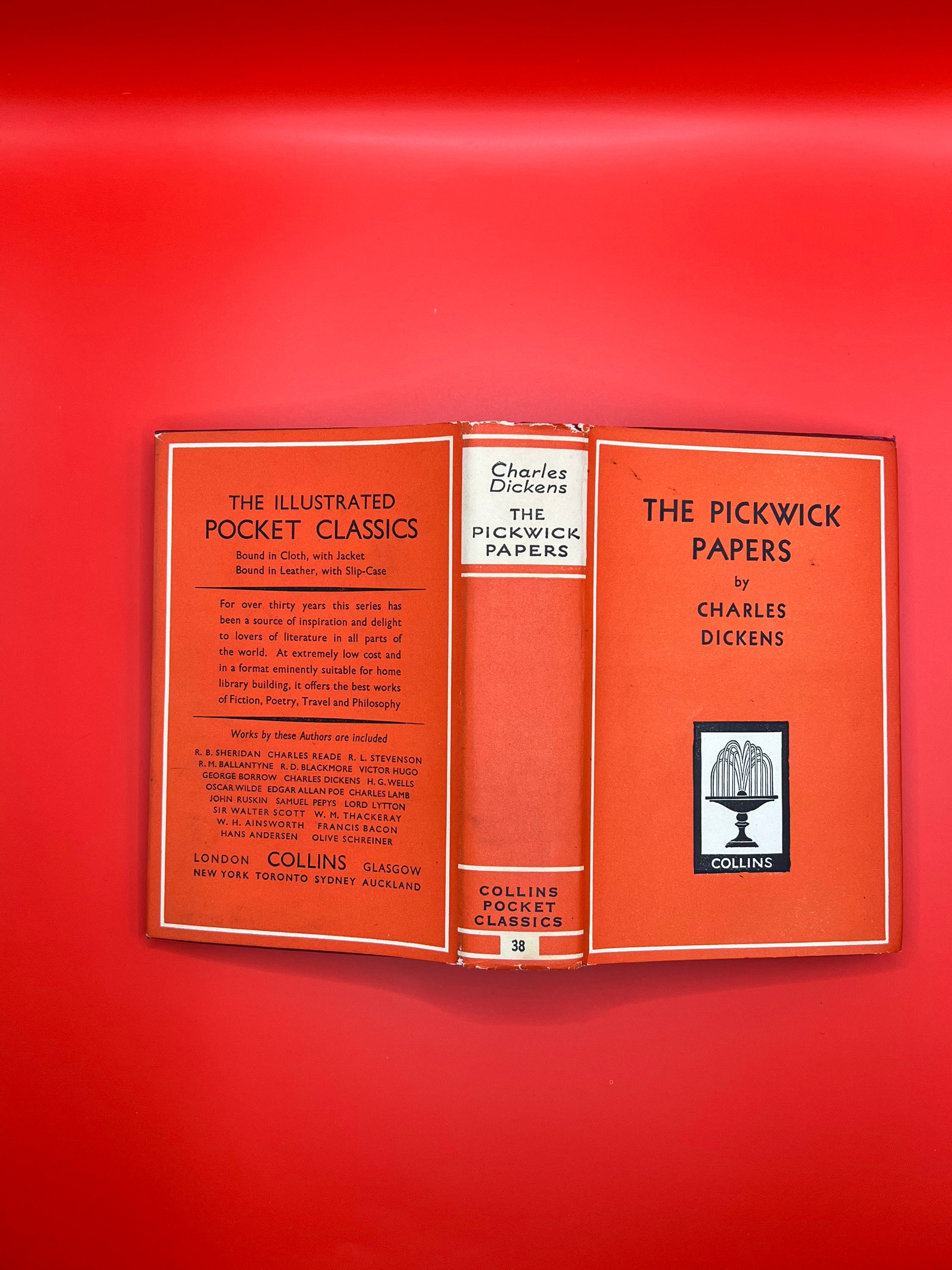 Pickwick Papers Charles Dickens 1930's Edition of the Collins Pocket ...