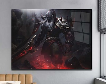 Aatrox Splash Art - Etsy