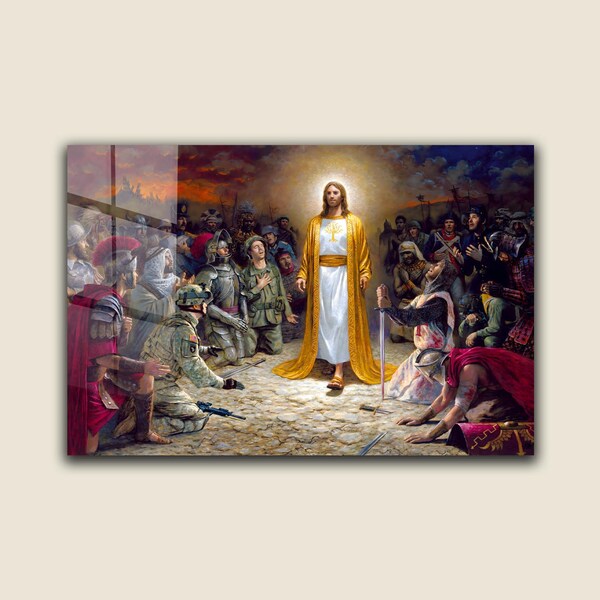 Large Jesus Panoramic Wall Art - Etsy