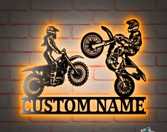 Led Dirt Bike Sign - Etsy
