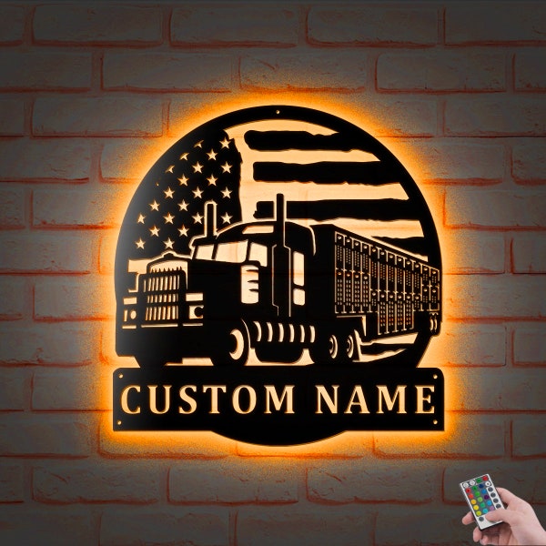 Semi With Cattle Trailer Sign - Etsy