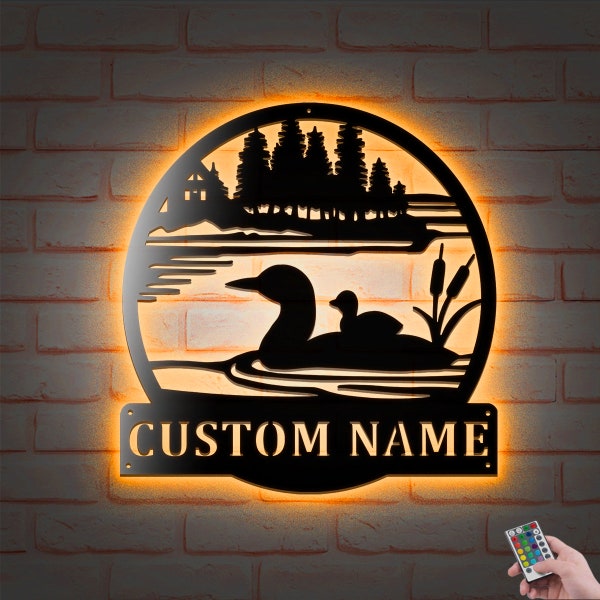 Loon Metal Art Sign - Etsy