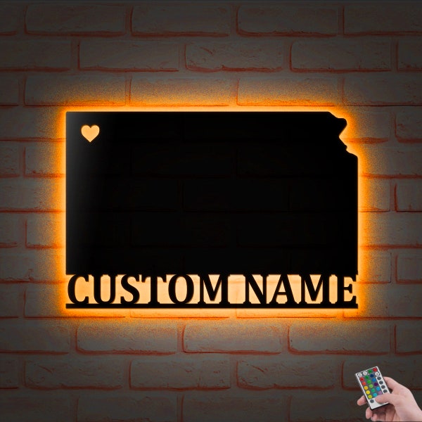 Kansas State Neon Sign - Etsy