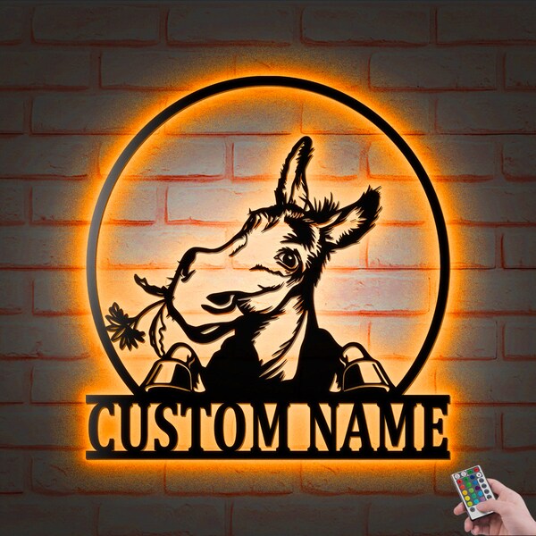 Metal Donkey Decor - Etsy