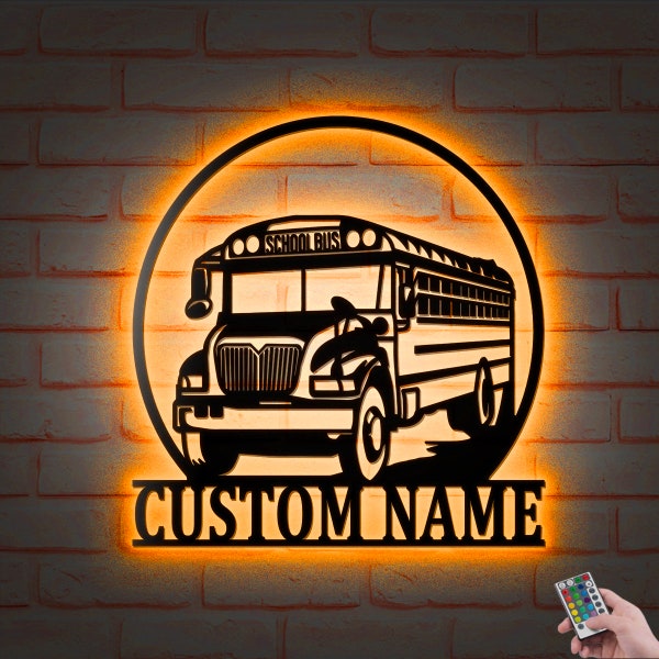 Bus Driver Name Sign - Etsy
