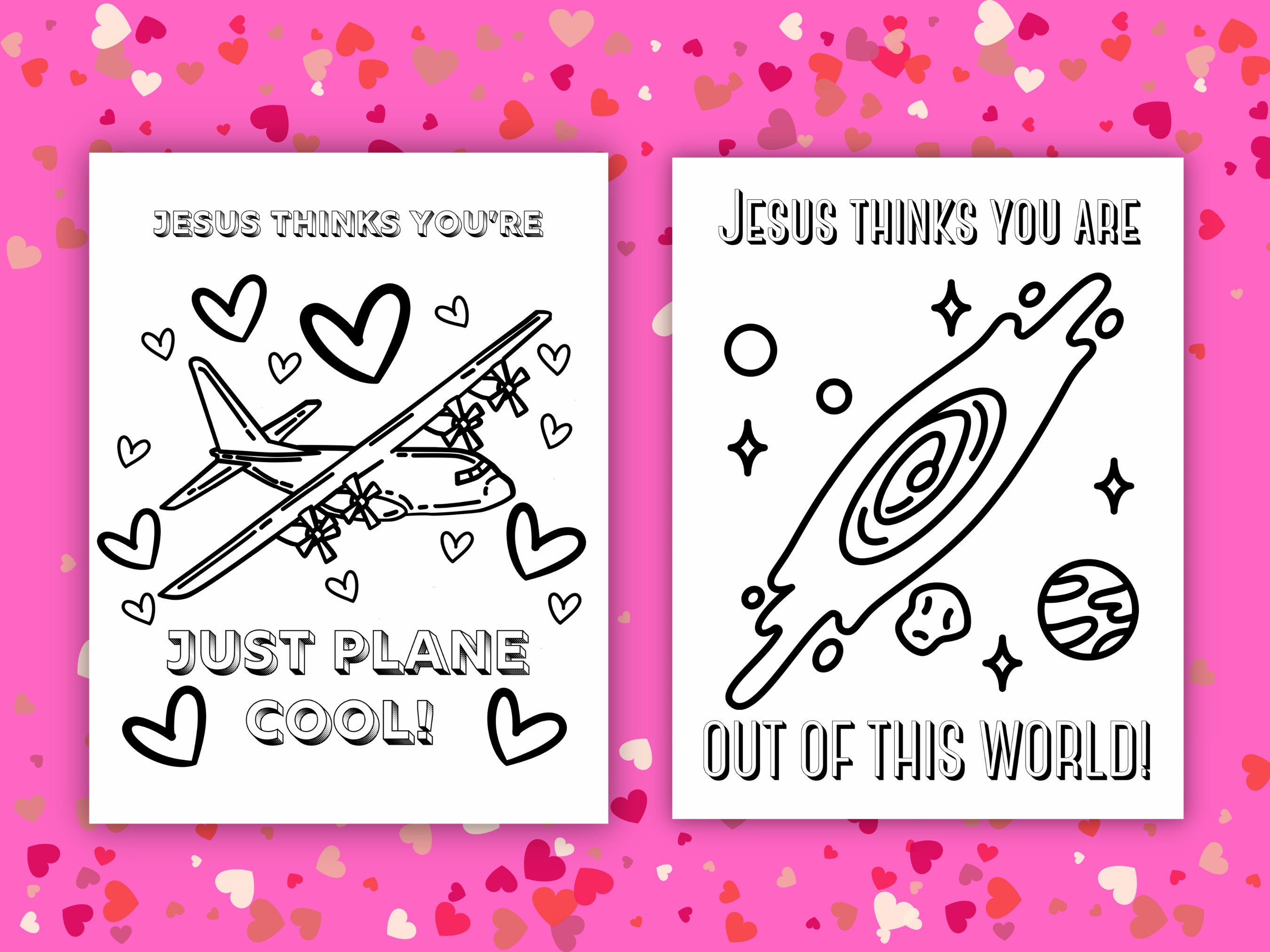 Valentines Day Faith Jesus Coloring Pages Kids, Christian Coloring ...