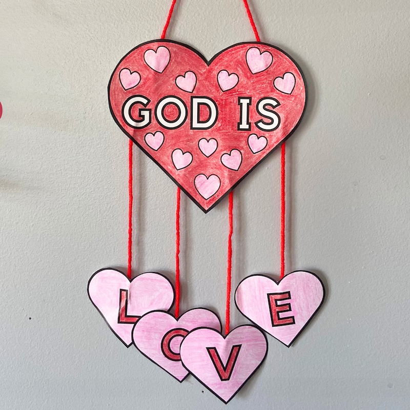 God is Love Craft - Etsy