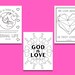 Valentines Day Scripture Coloring Pages Kids Adults, Valentines Day ...
