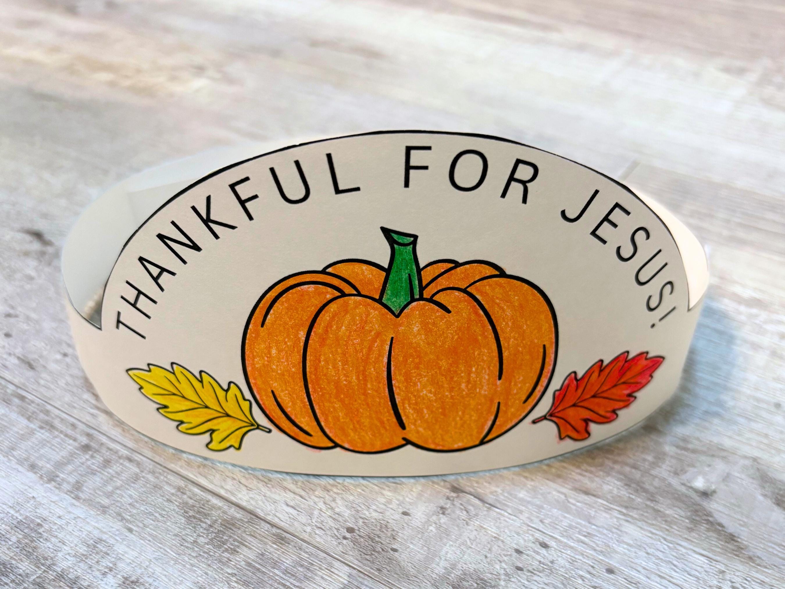 Christian Fall Thanksgiving Book Craft, Jesus Crown, Coloring Pages ...