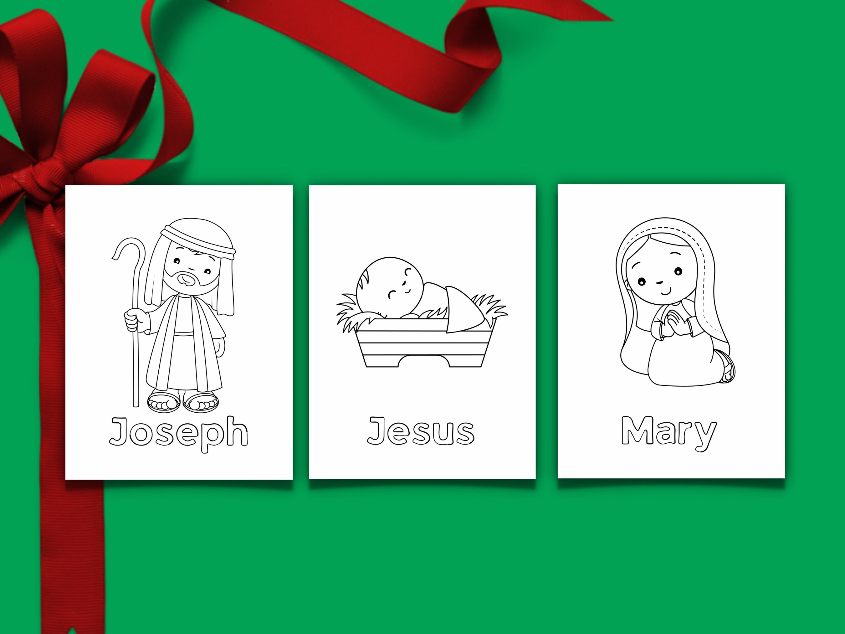 Christian Christmas Story Wheel Craft, Bible Verse Advent Kids Activity ...