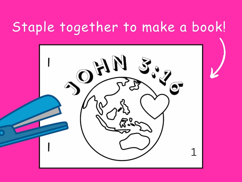 Christian Valentines Day Bible Coloring Pages Craft Kids, John 3:16 ...