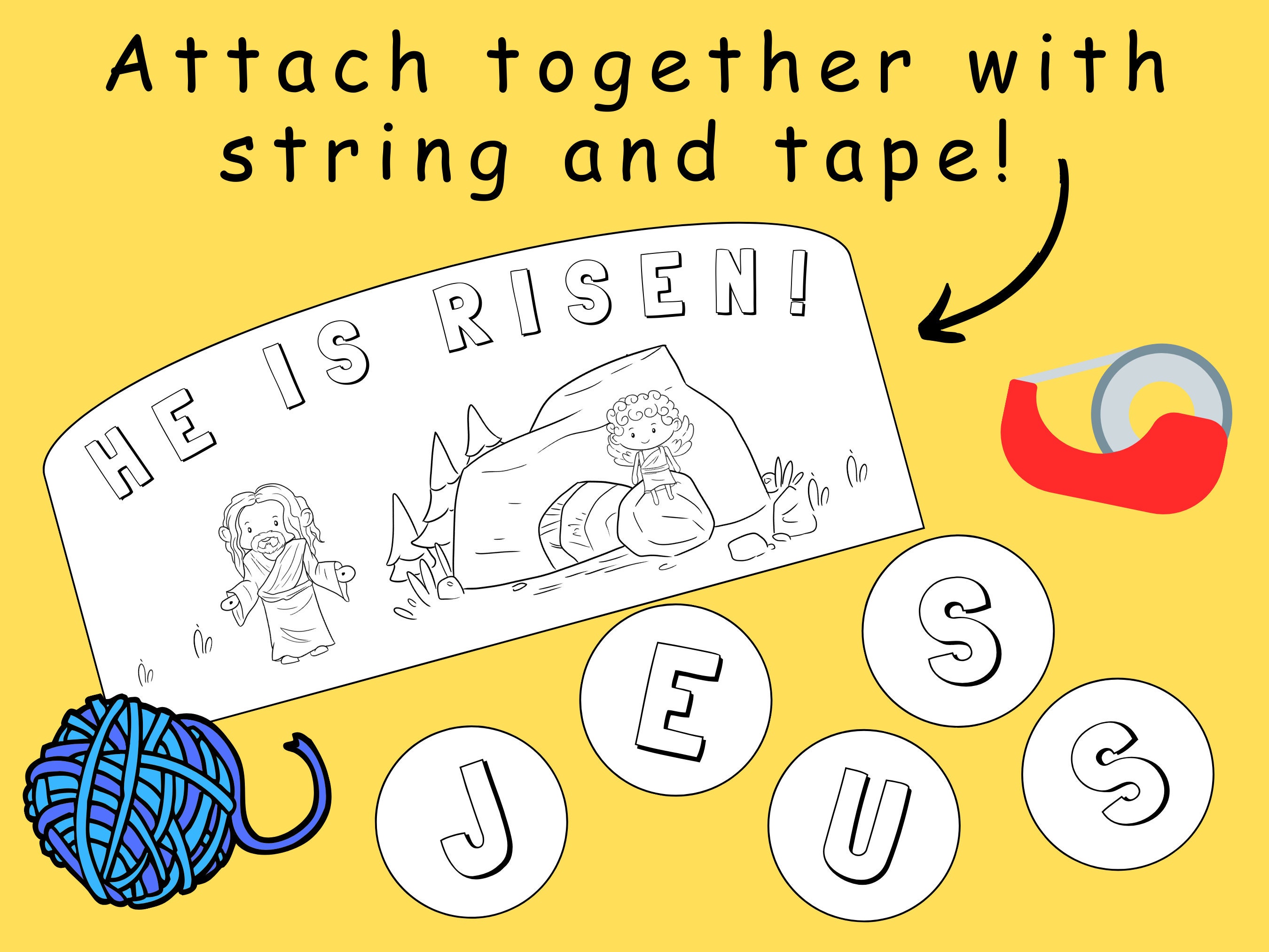 Easter Story Coloring Pages Craft Kids, Holy Week Lent Bible Verse ...