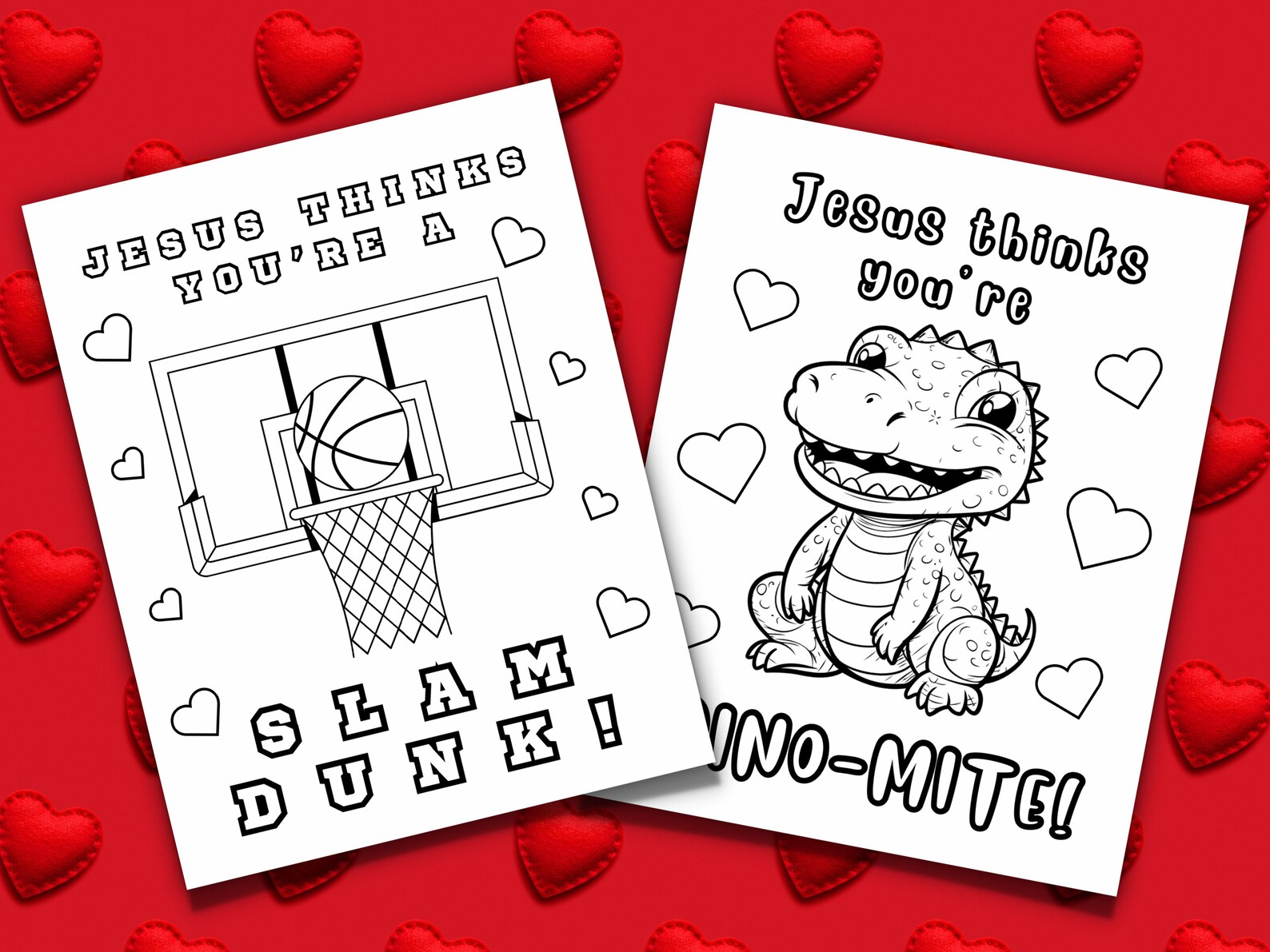 Valentines Day Faith Jesus Coloring Pages Kids, Christian Coloring ...