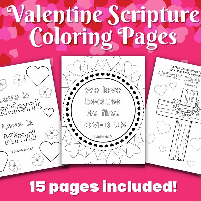Bible Valentine Games - Etsy