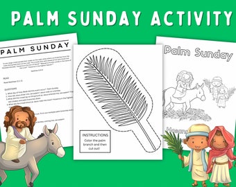 Holy Week Handprint Craft Activity Easter Sunday School - Etsy
