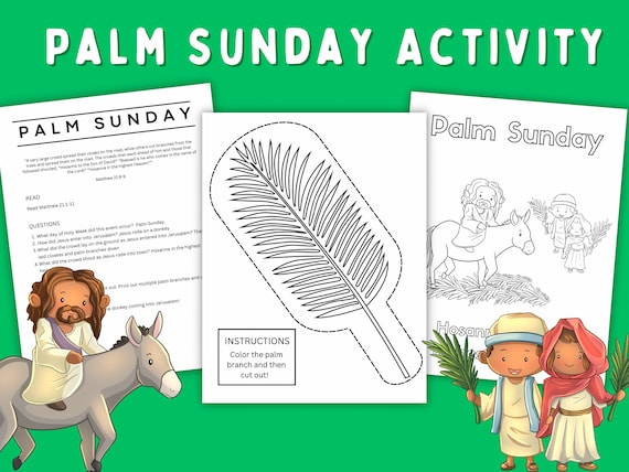 Palm Sunday Images For Kids