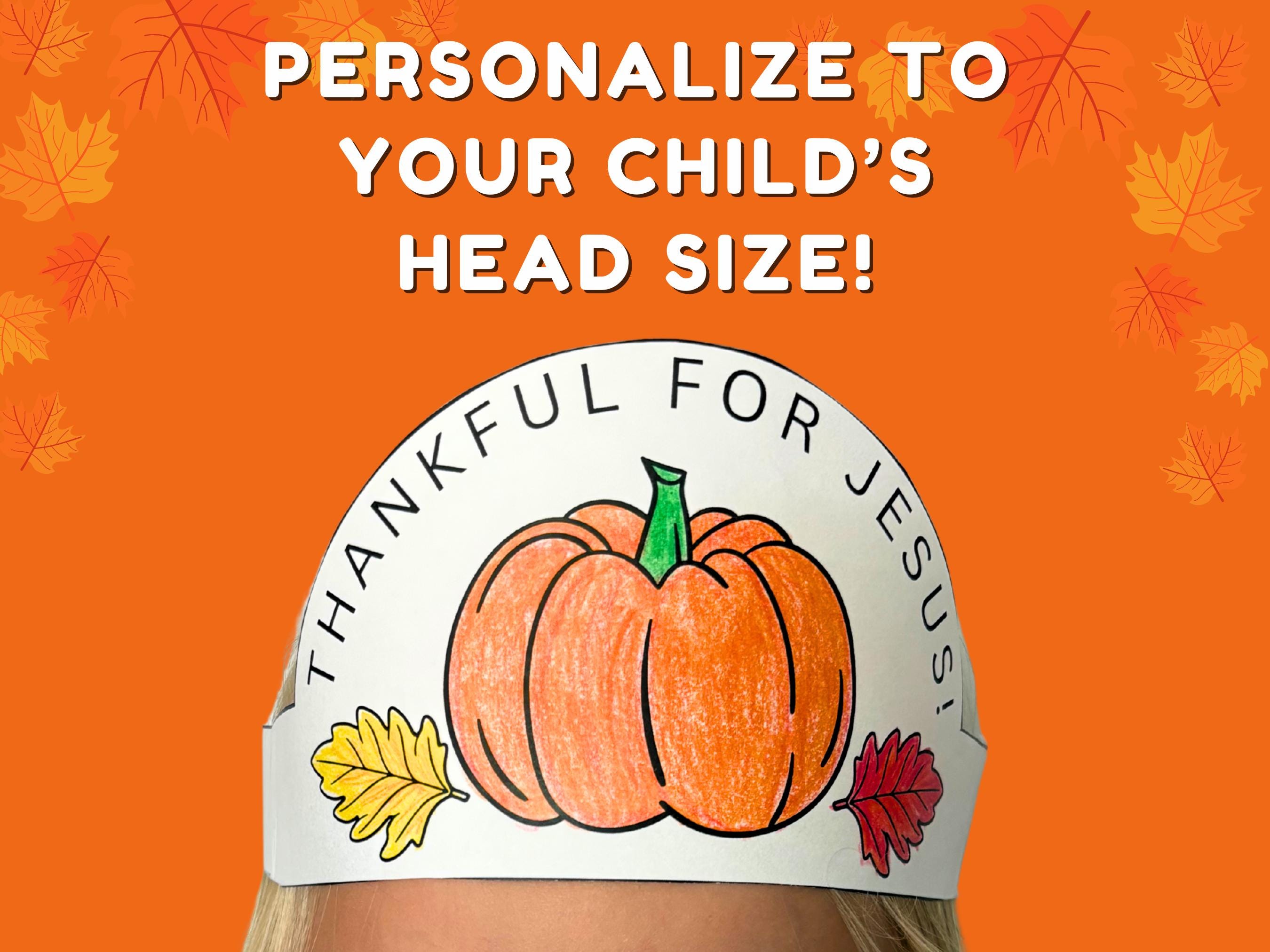 Christian Fall Thanksgiving Book Craft, Jesus Crown, Coloring Pages ...