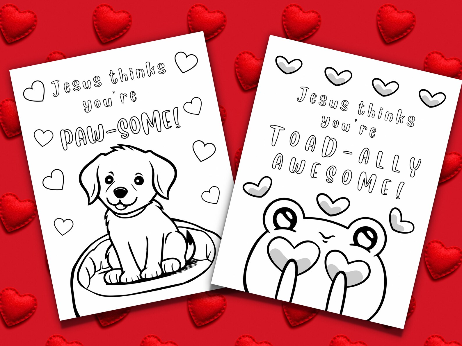 Valentines Day Faith Jesus Coloring Pages Kids, Christian Coloring ...