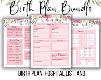 Hospital Birth Plan Template - Etsy