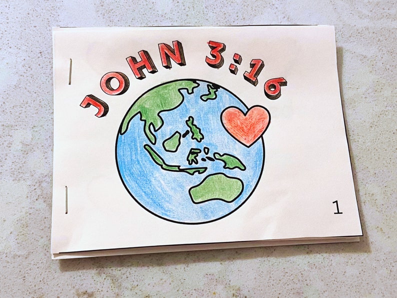 Christian Valentines Day Bible Coloring Pages Craft Kids, John 3:16 ...