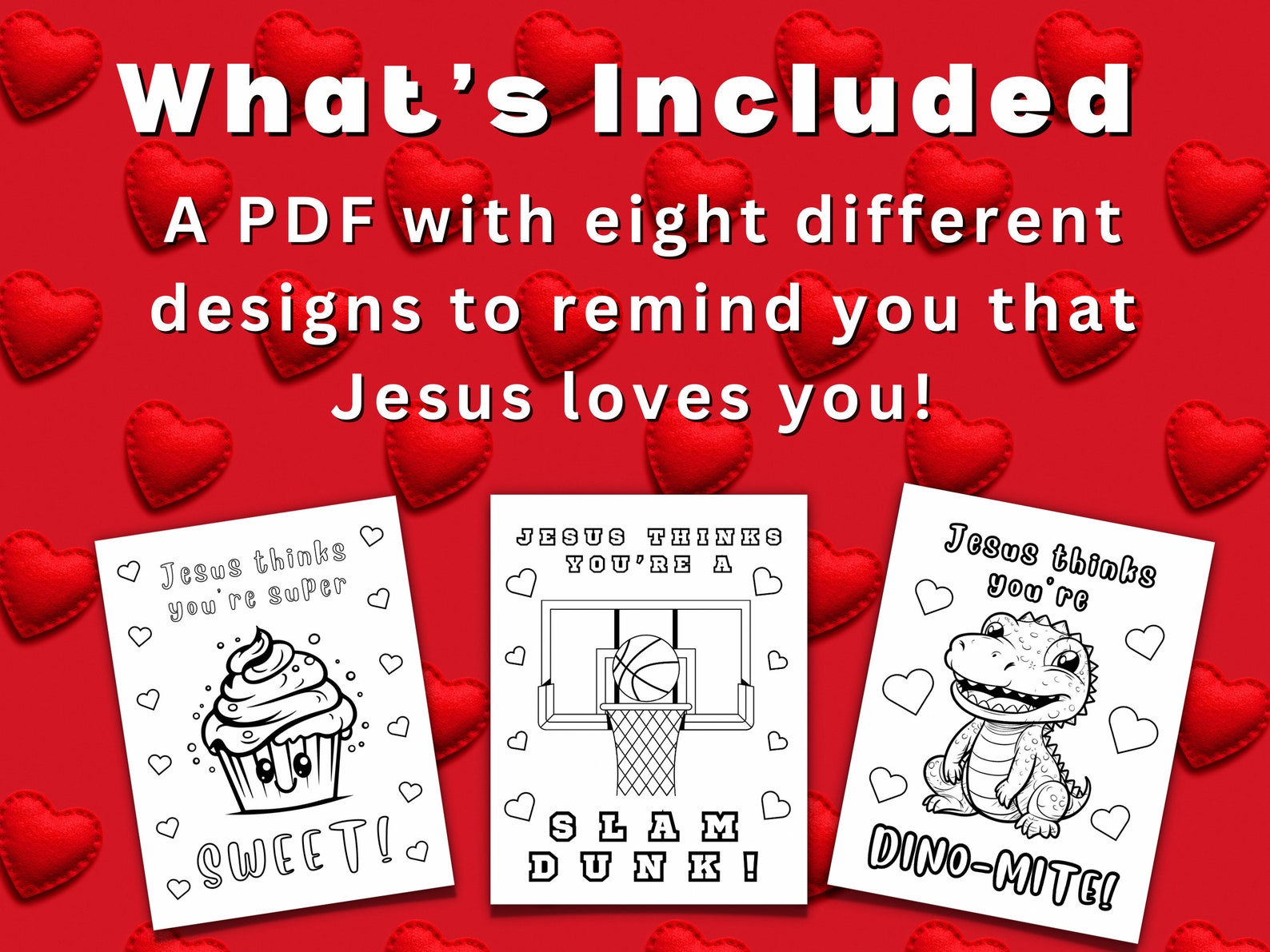 Valentines Day Faith Jesus Coloring Pages Kids, Christian Coloring ...