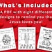 Valentines Day Faith Jesus Coloring Pages Kids, Christian Coloring ...