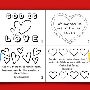 Christian Valentine’s Day Bible Coloring Pages Craft Kids, Bible Verse ...