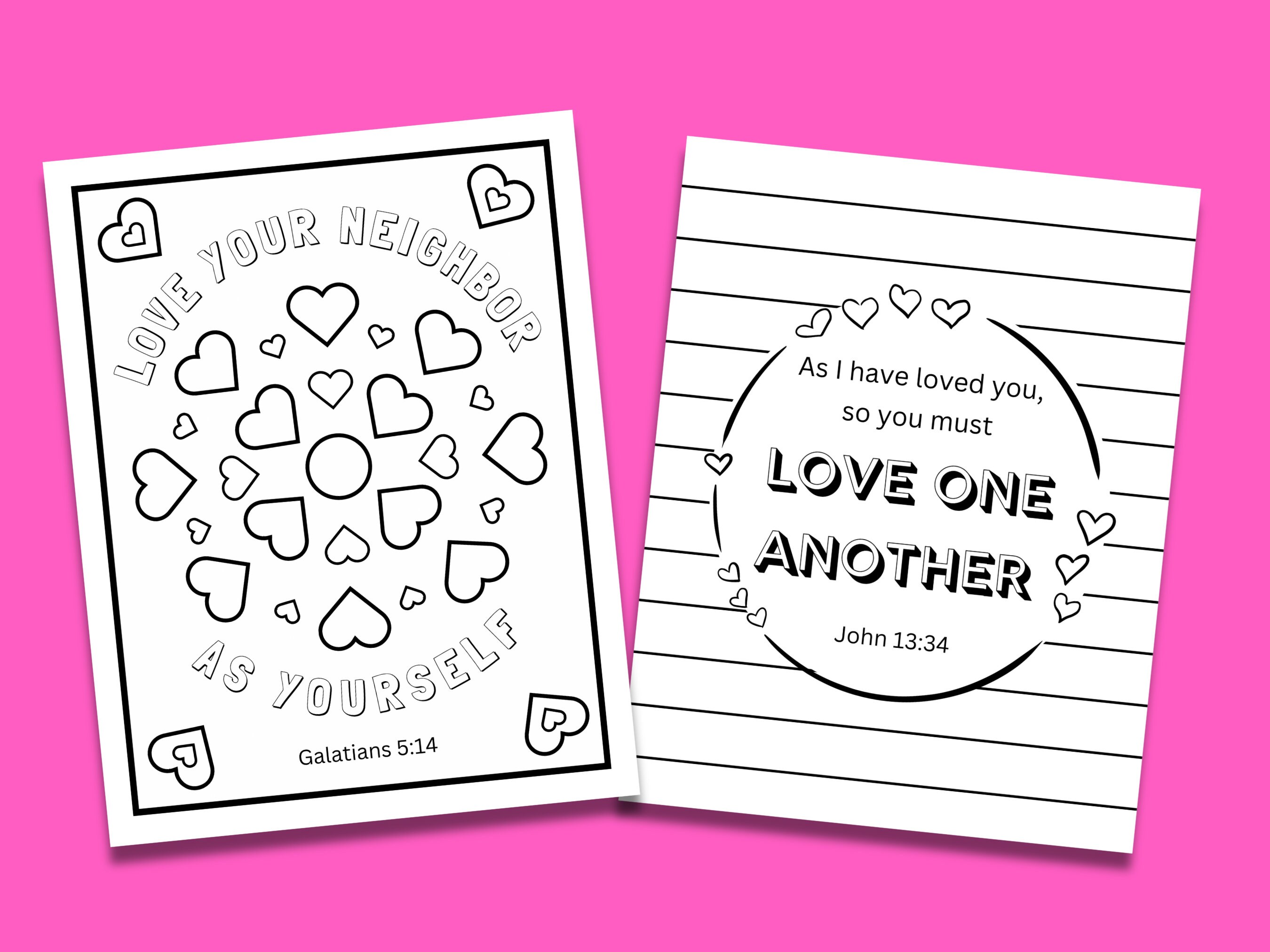 Valentines Day Scripture Coloring Pages Kids Adults, Valentines Day ...