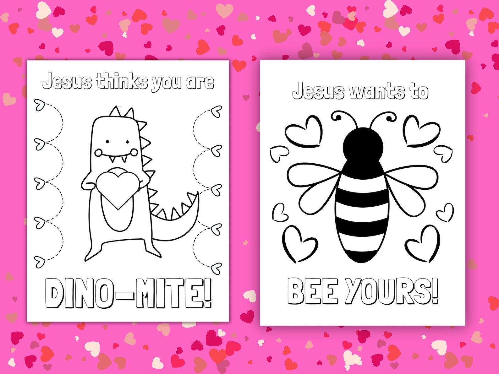 Valentines Day Faith Jesus Coloring Pages Kids, Christian Coloring ...