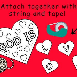Christian Valentine’s Day Bible Coloring Pages Craft Kids, Bible Verse ...