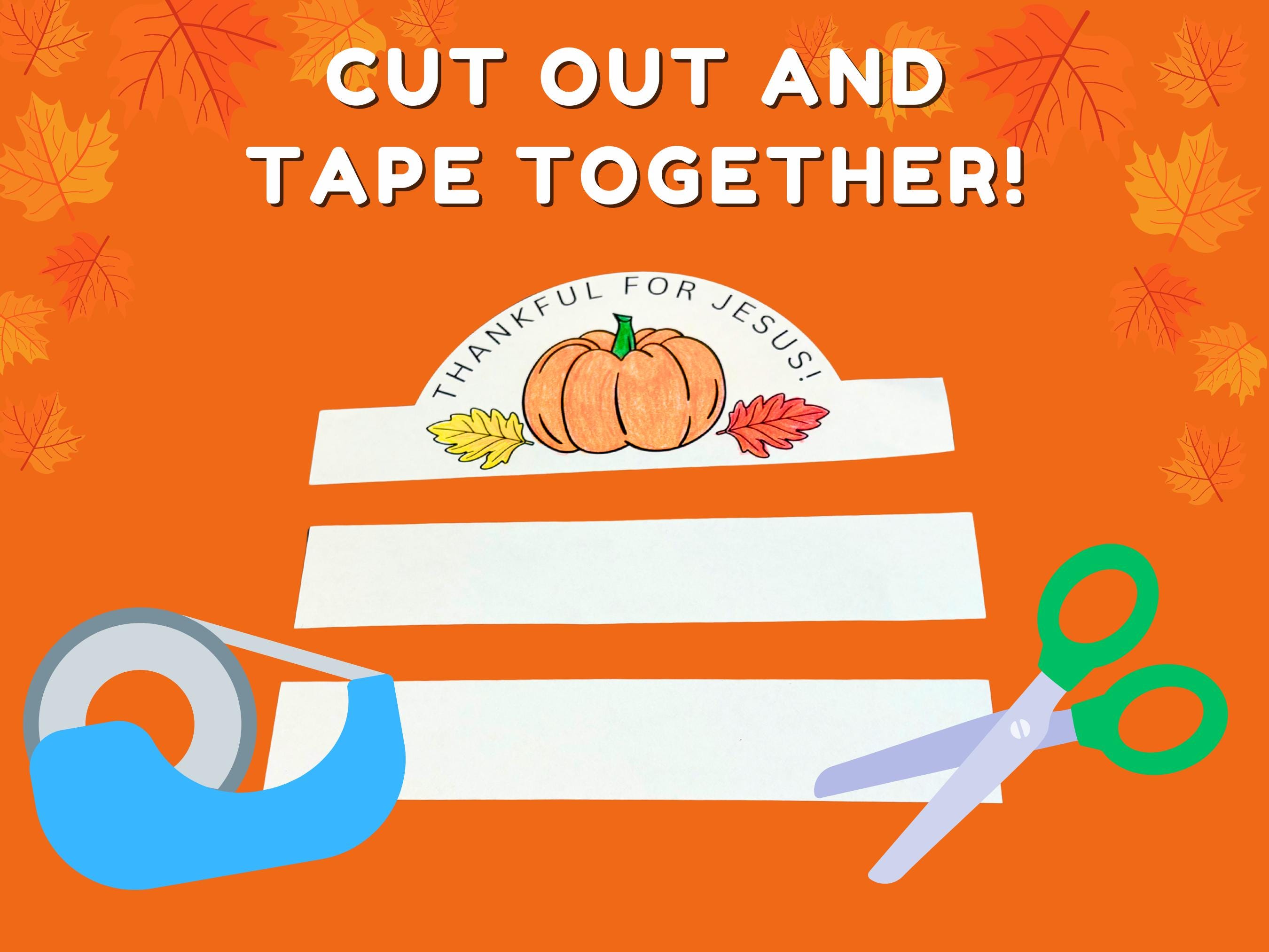 Christian Fall Thanksgiving Book Craft, Jesus Crown, Coloring Pages ...