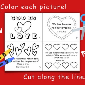 Christian Valentine’s Day Bible Coloring Pages Craft Kids, Bible Verse ...