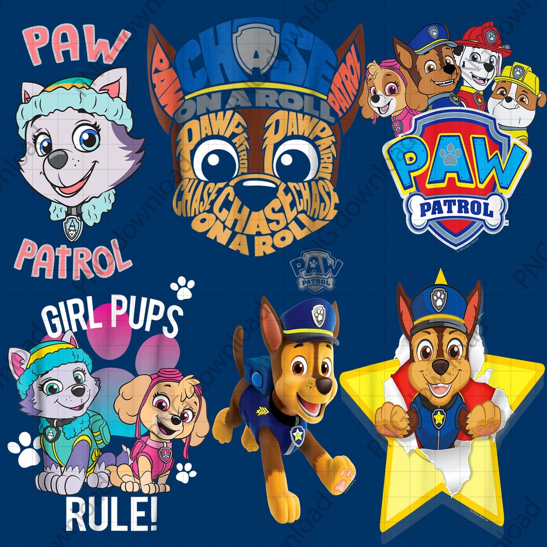 Paw Birthday Patroi Birthday Paw Png Patroi Png Patrol Png - Etsy