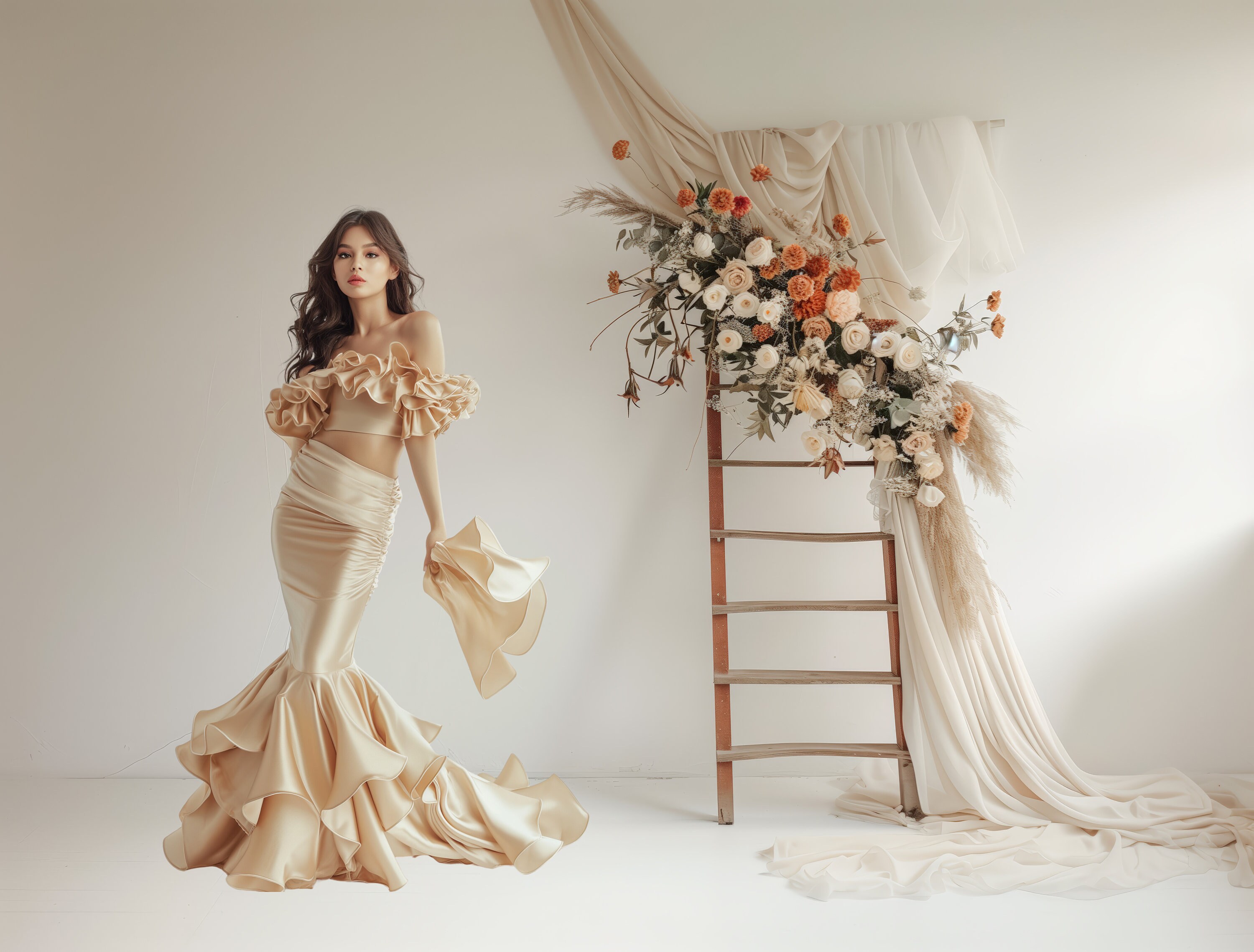 Boho Ladders Set Digital Backdrops, Maternity Backgrounds, Boho ...