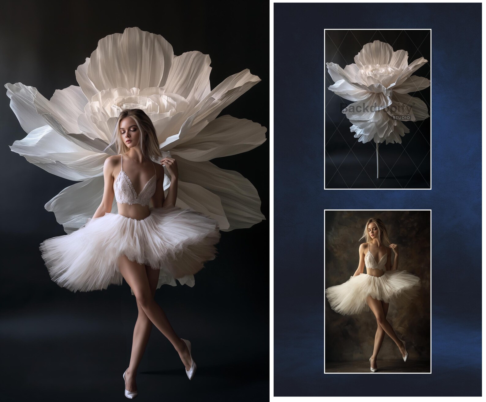 FLORAL BACKGROUNDS Digital Backdrops, Materity Backgrounds Flower ...
