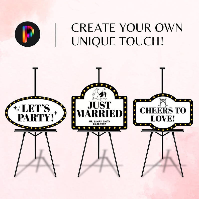 Wedding Bottle Service Sign for Wedding - Wedding Entrance Marquee Sign ...