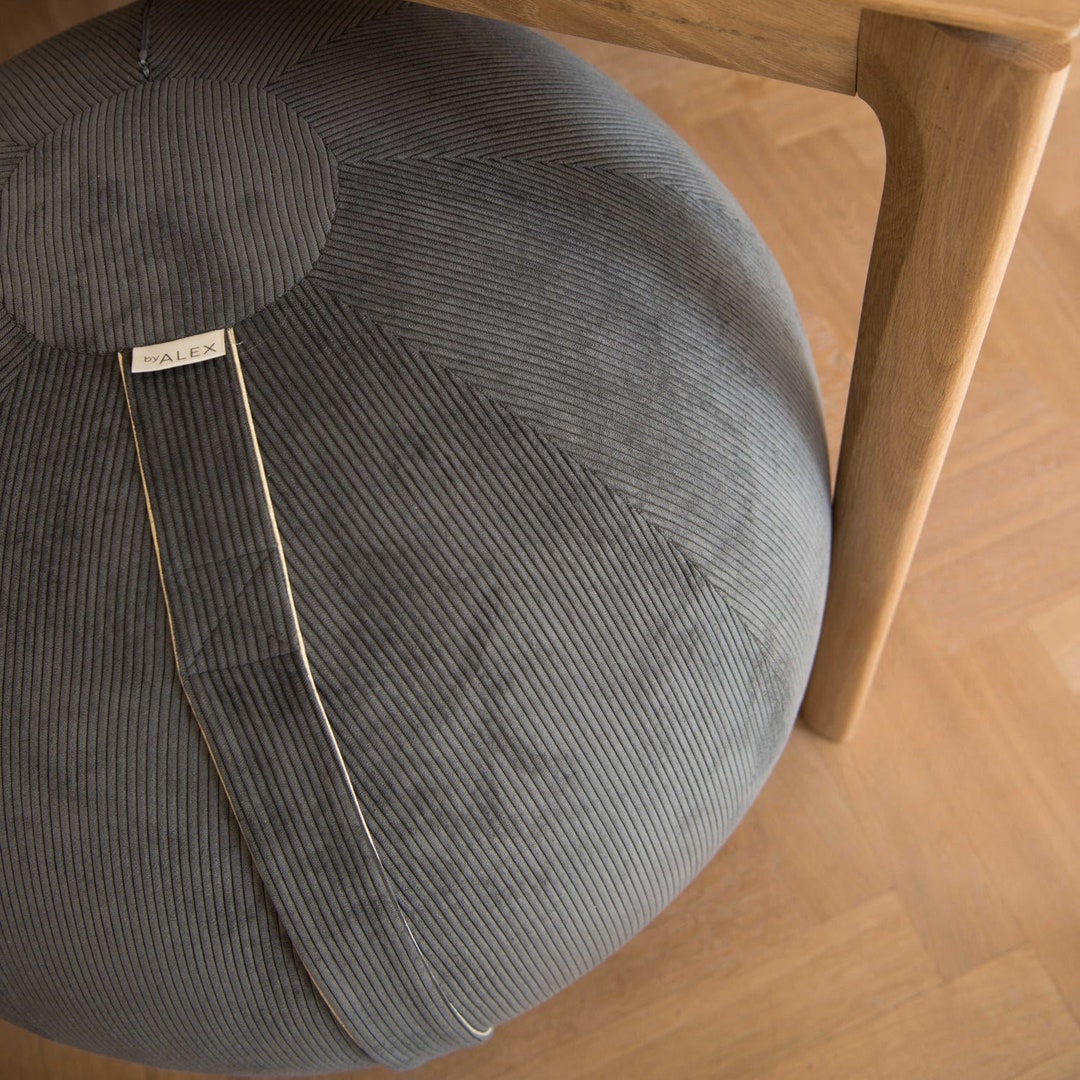 YOGA BALL ERGONOMIC Sitting Ball Pregnancy Ball Grey Rib - Etsy