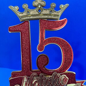 Quinceanera Cake Topper, Mis Quince Cake Topper, Sweet 15 Cake Topper ...