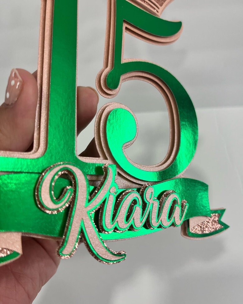 Quinceanera Cake Topper, Mis Quince Cake Topper, Sweet 15 Cake Topper ...