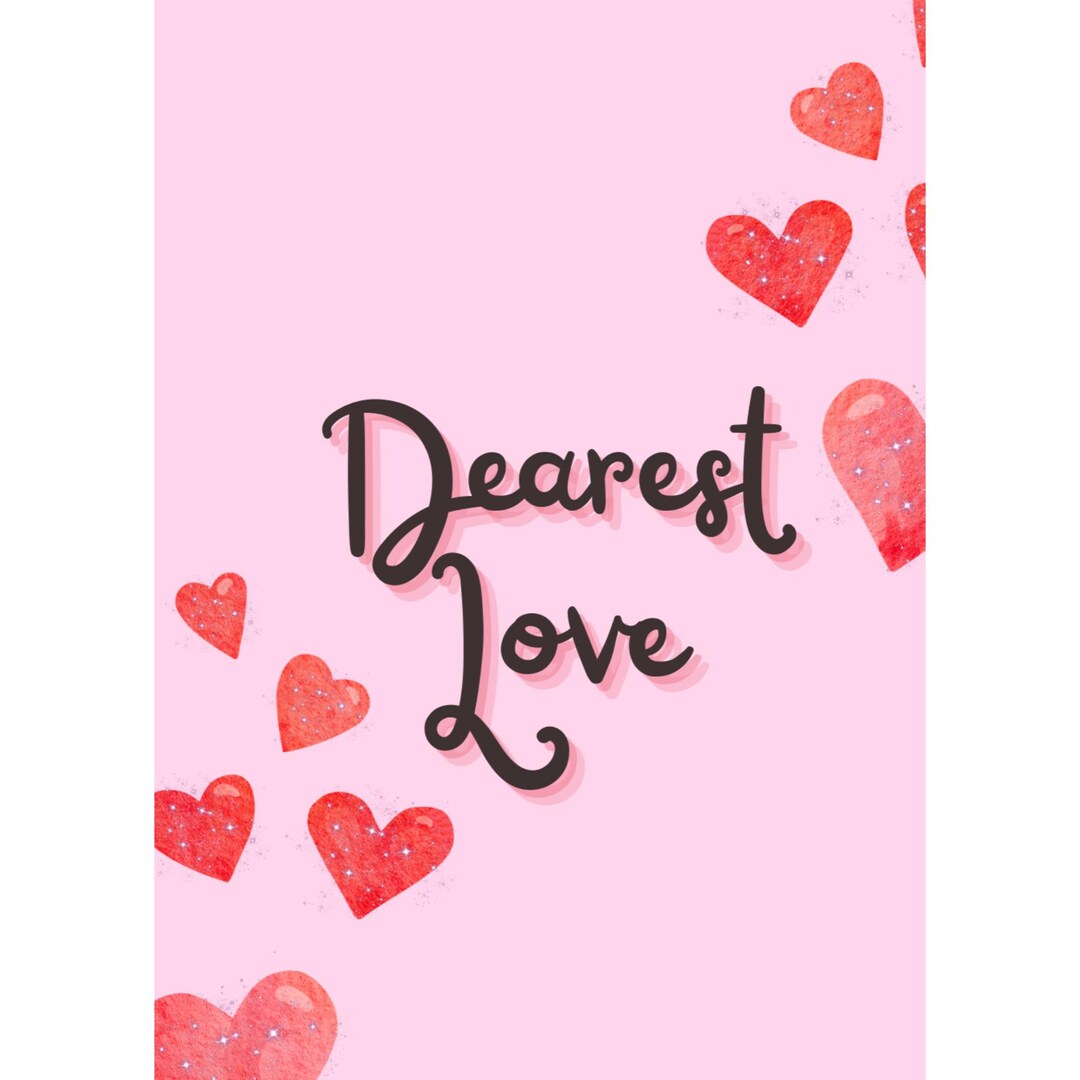 Fibei Greetings Thank You Poetry Card Title: Dearest, Love - Etsy