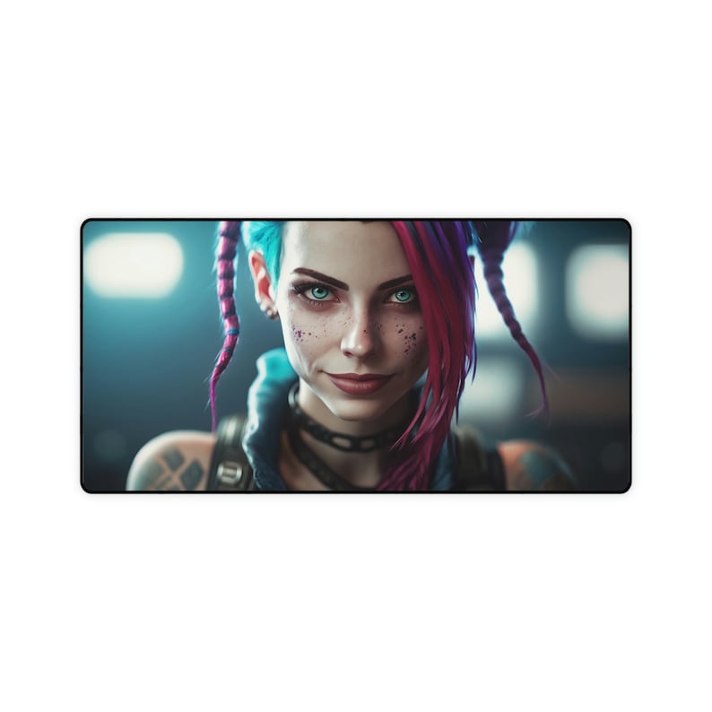 League of Legends Jinx Gaming Desk Mat Gaming Mousepad Large - Etsy