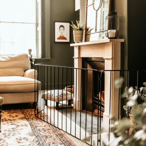 Traditional Large Black Nursery Fire Guard/ Steel Fireguard, Protection ...