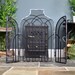 Three Fold Antique Silver Arched Three Fold Fire Guard/ Safety Fire ...