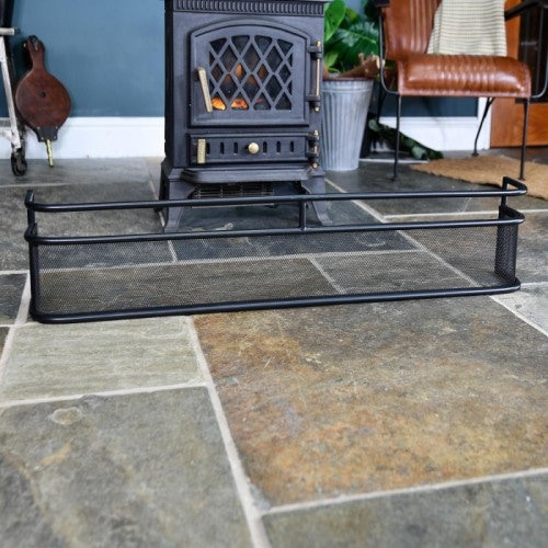 Long Black Low Fireside Fender Guard/ Steel Guard Sparks - Etsy UK