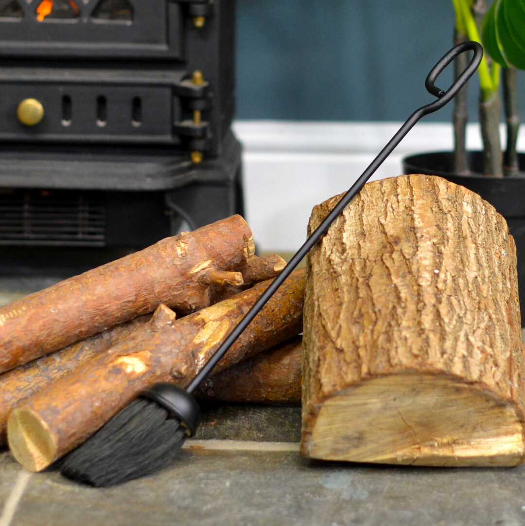 51 Cm Long Traditional Blacksmith Fireplace Brush/ Classic Style ...