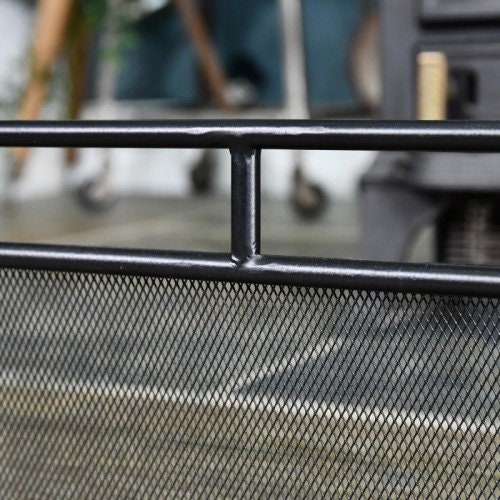 Long Black Low Fireside Fender Guard/ Steel Guard Sparks - Etsy UK