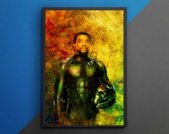 Chadwick Boseman Poster - Etsy