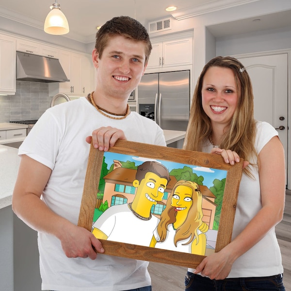 Simpsons Portrait - Etsy